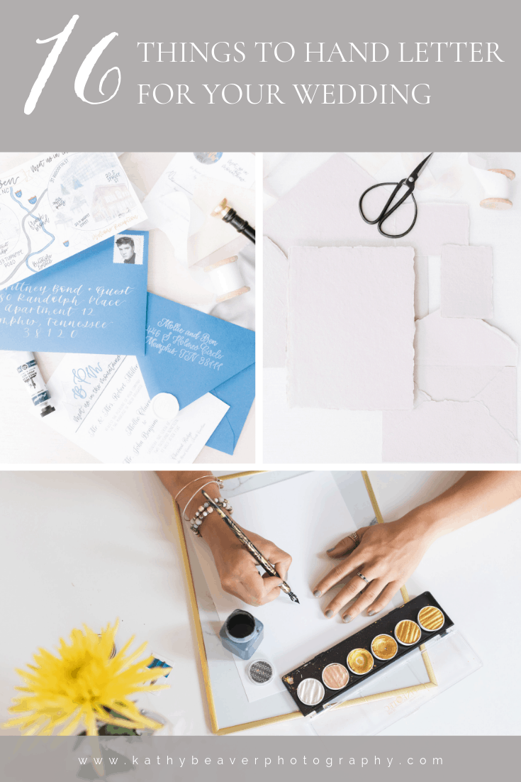 A Guide To WeddingCalligraphy | Asheville Modern Calligraphy Feature