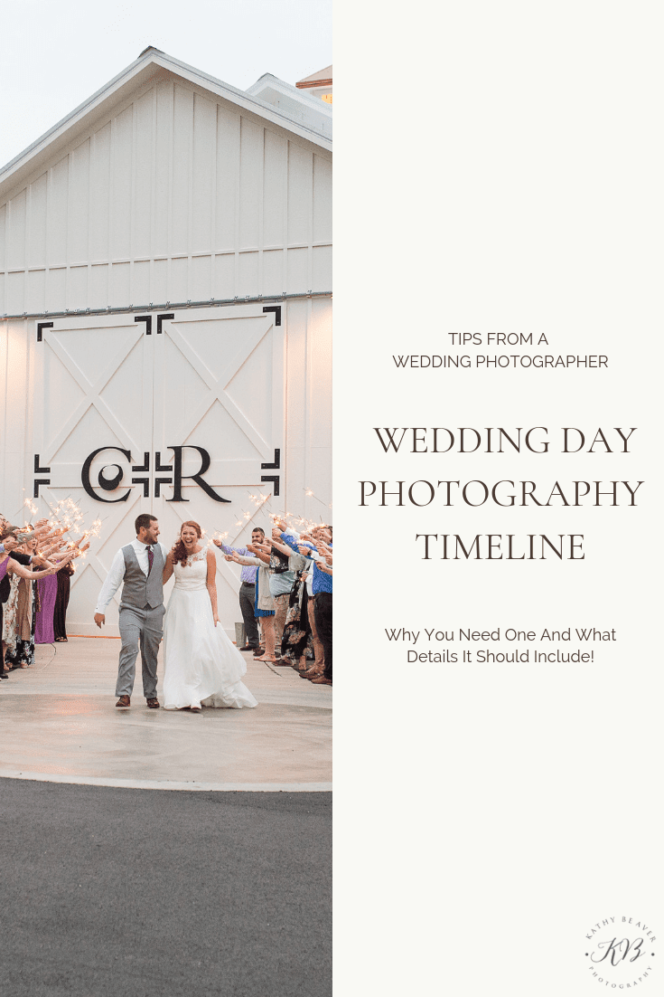 Wedding Photography Timeline Tips | Kathy Beaver Photography
